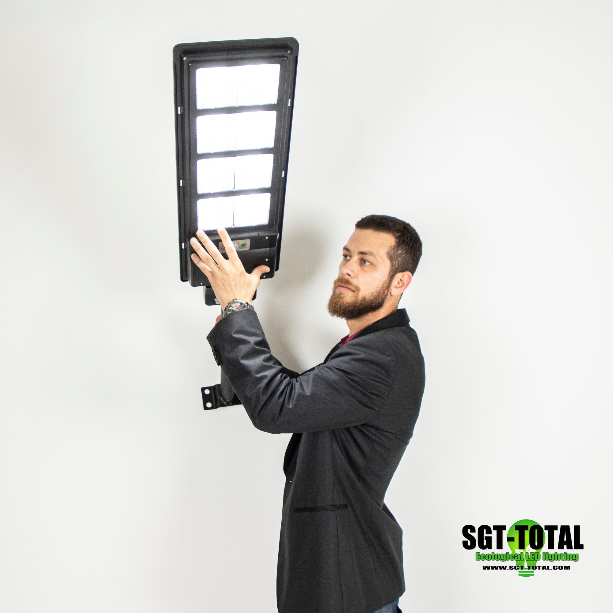 LAMPARA LED 150W PANEL SOLAR ESTANDAR SLIM - PESOS ALUMBRADO PUBLICO C ...