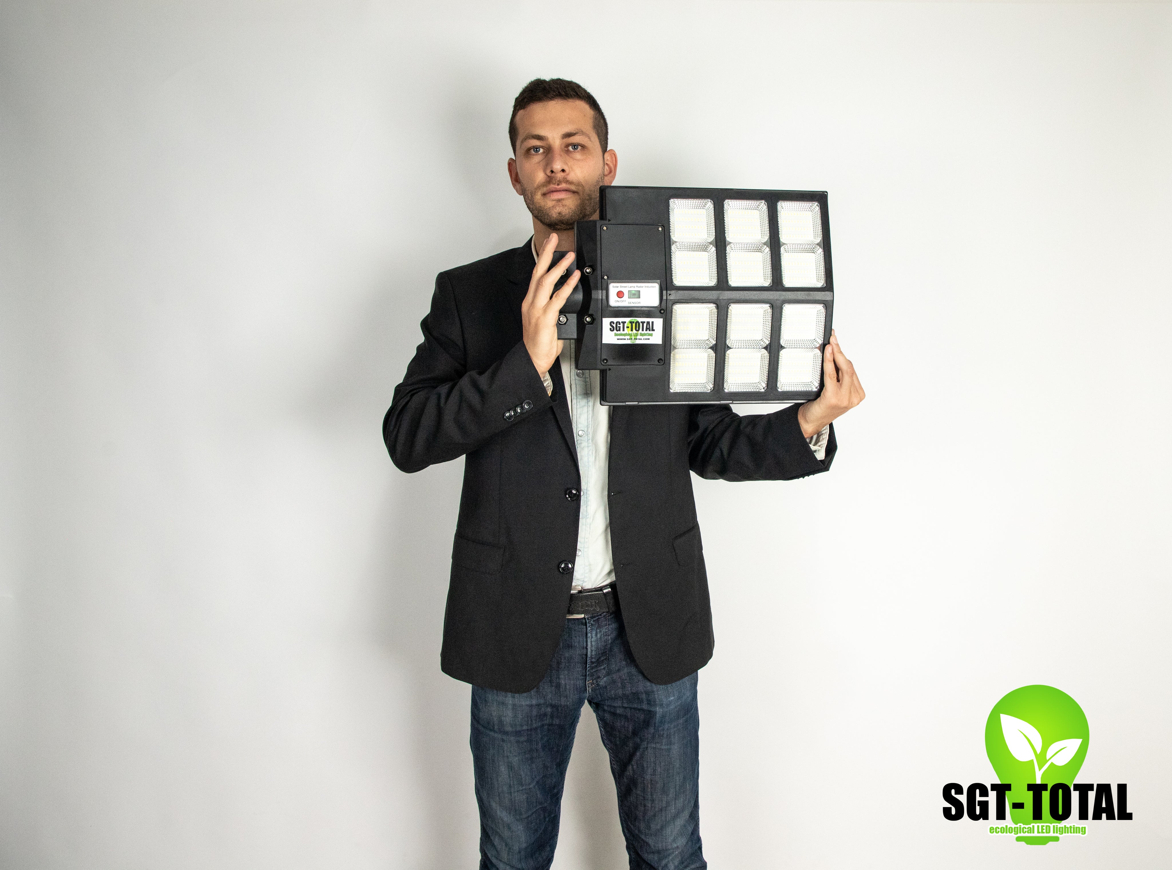 LAMPARA LED 150W PANEL SOLAR ESTANDAR SLIM - PESOS ALUMBRADO PUBLICO C ...